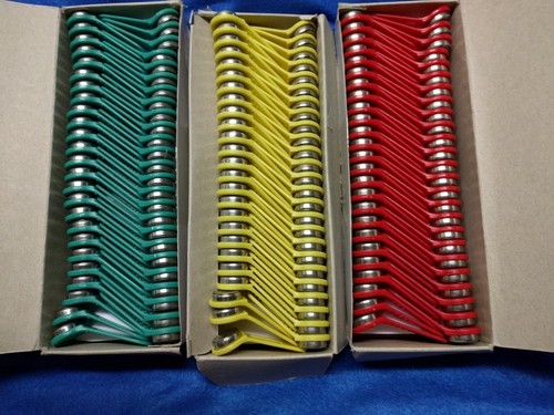 30 Exaktime Jobclock ibutton Keytabs ~ 10 Green, 10 Yellow, 10 Red ...