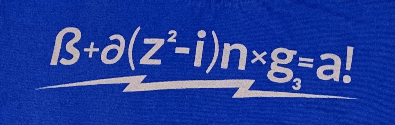 Big Bang Theory “Bazinga!” Math Science Formula T-Shi… - Gem