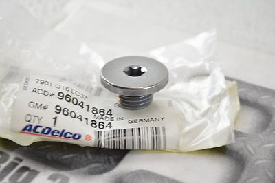 Chevrolet Sonic Cruze Transmission Fluid Oil Pan Drain Plug new OEM ...