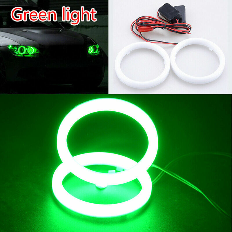 60mm/70mm/80mm/90mm/100mm/110mm Car COB LED Angel Eyes Halo Ring Fog ...