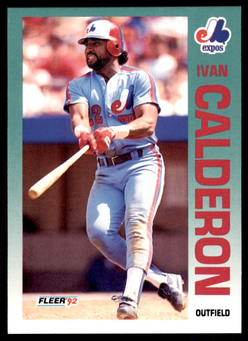 1992 Fleer Ivan Calderon Baseball Cards #475 | eBay