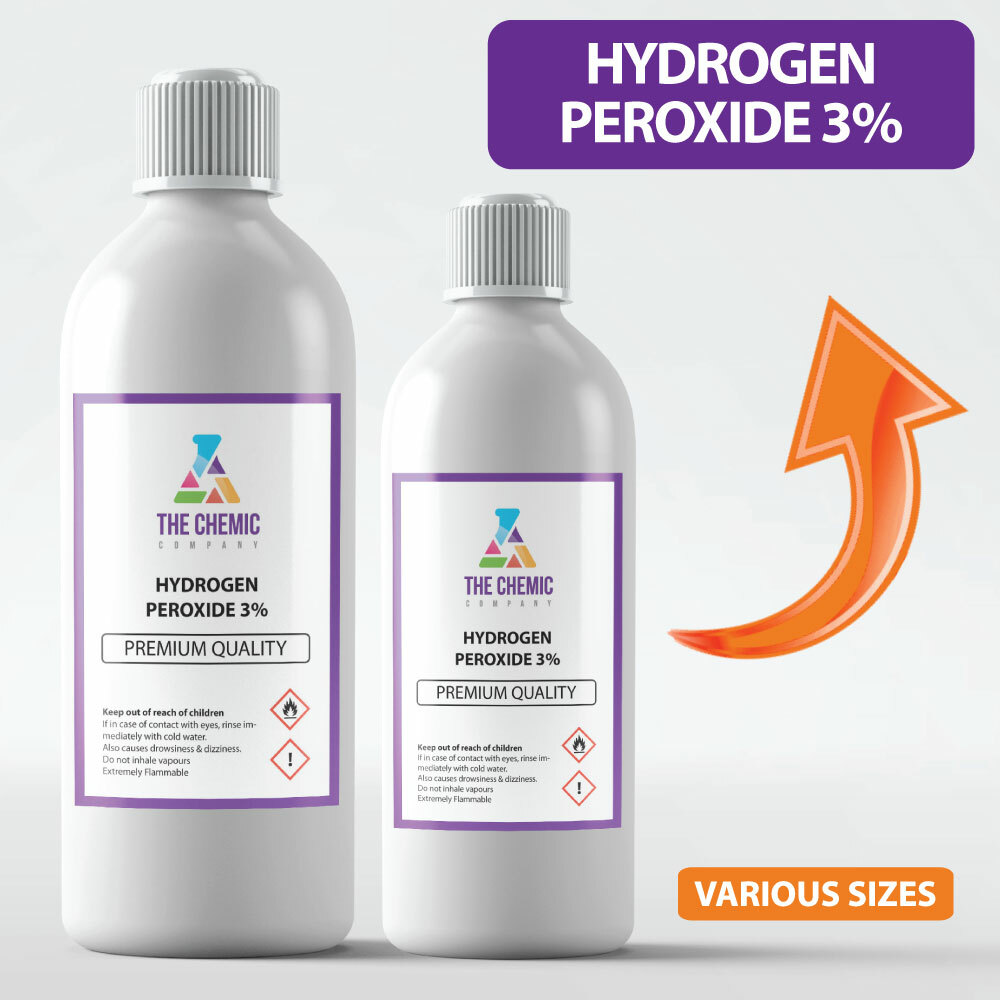 Hydrogen Peroxide 3% Food Grade Safe to Use on Hands HUMAN SAFE ...