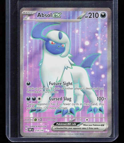 Absol ex SV03: Obsidian Flames #214/197 Ultra Rare | eBay