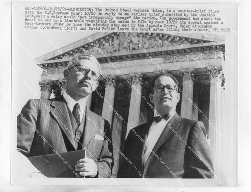 o36699 1959 orig photo historic Washington D.C. David Feller, Arthur ...