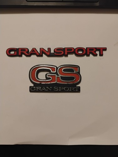 Buick 88-96 GS Gran Sport Fender Trunk emblem ornament badge | eBay