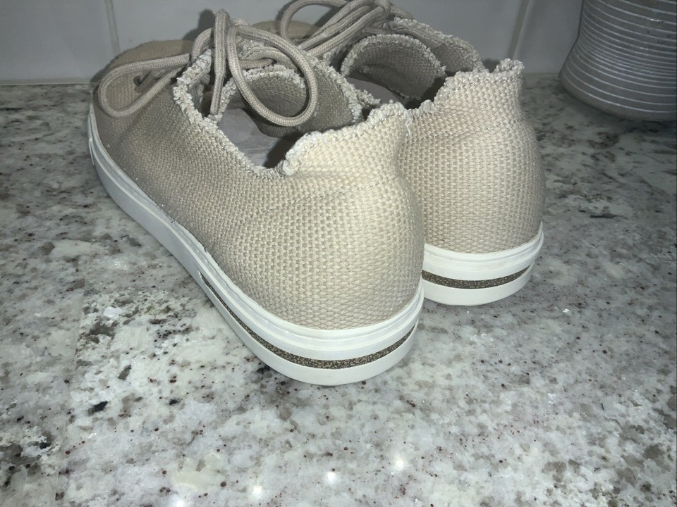 Birkenstock Bend Low Womens EU 39 Canvas Suede Sand Sneakers | eBay