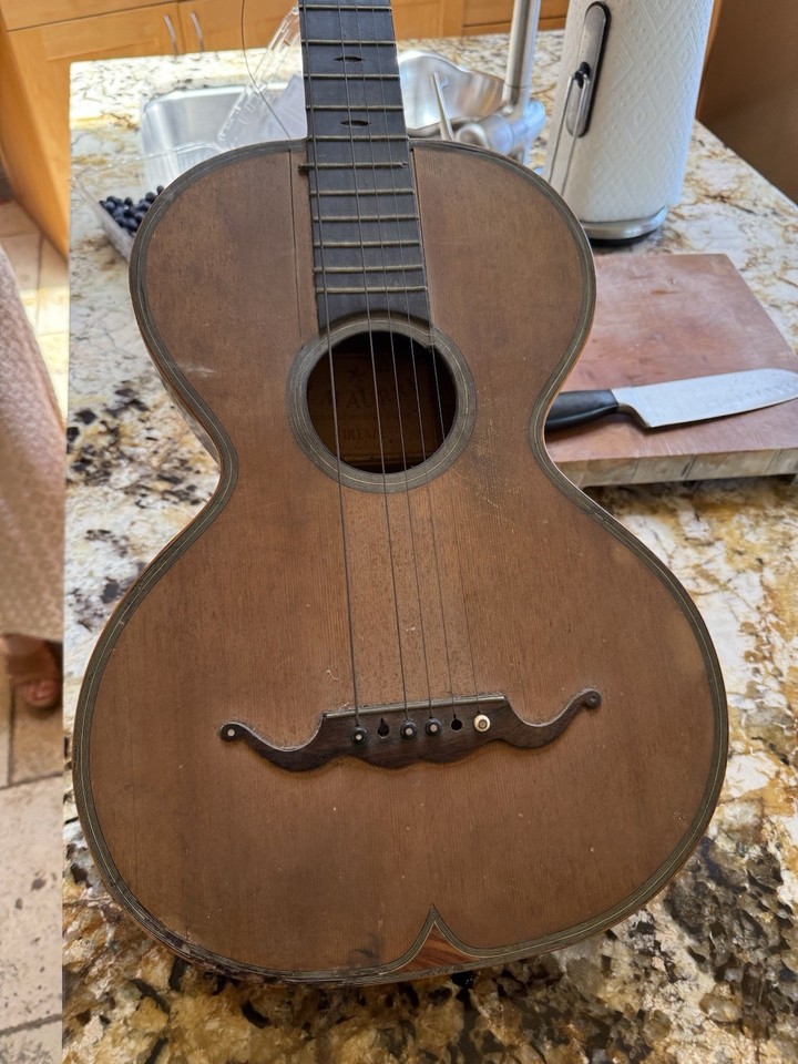 Rare Vintage Italien R Maurri Acoustic Classical Guitar (circa 1900) | eBay