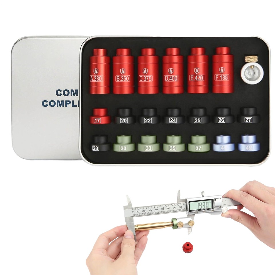 20PCS Bullet Comparator Kit Headspace Gauge For Reloading Headspace ...