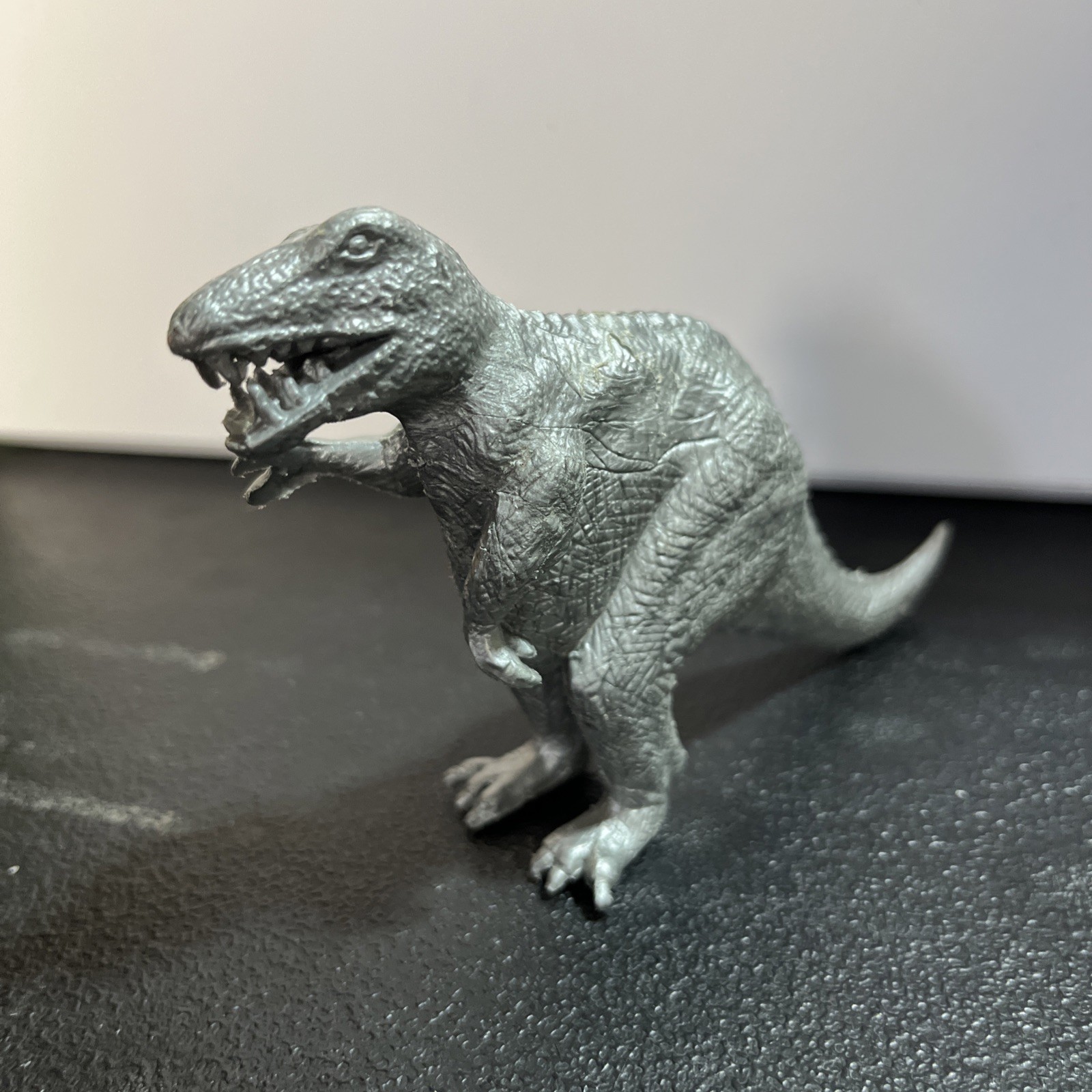 VINTAGE 1950's-60"s "MARX PLAYSET POT BELLY T-REX" DINOSAUR METALLIC ...