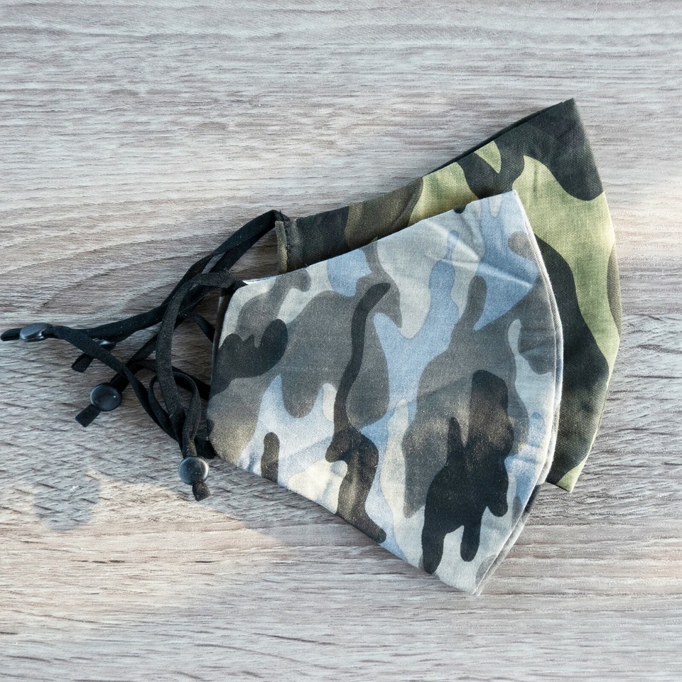 Face Mask Reusable Washable S/M/L/XL Adjustable 3D 100% Cotton Unisex ...