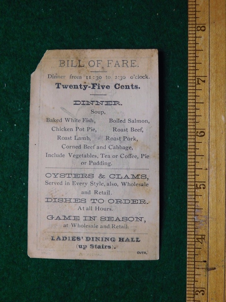 1870s-80s Brewer's Dinner Hall Fat Man in Top Hat Victorian Trade Card ...