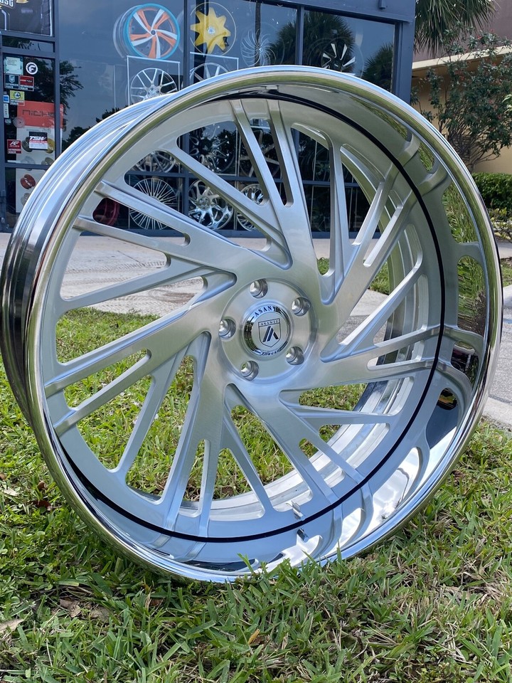 26x10 26x9 Staggered Asanti AF868 Multi Spoke Forged Wheels 5x127 ...