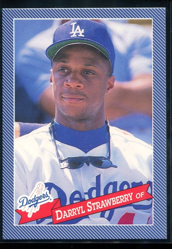 1993 Hostess Baseball Darryl Strawberry #7 Los Angeles Dodgers | eBay