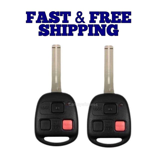 2pc 2003 2004 2005 2006 2007 2008 2009 Lexus GX470 Remote Key Combo Fob ...