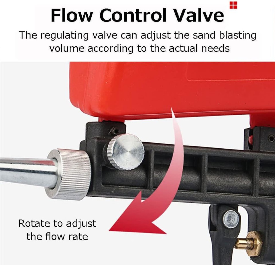 Portable Handheld Air Compressor Speed Sand Gun Blaster Sand Blasting 1 ...