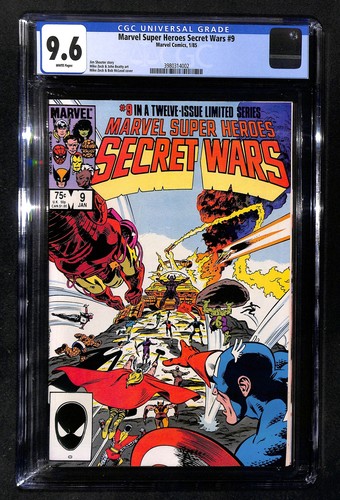 Marvel Super Heroes Secret Wars #9 CGC 9.6 White Pages Classic Marvel ...