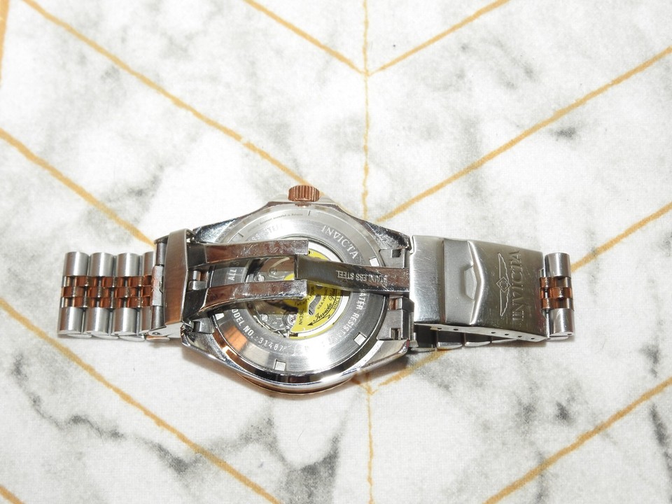 INVICTA SPECIAL ED 31487 45MM PRO DIVER METEORITE AUTOMATIC BLACK BROWN ...