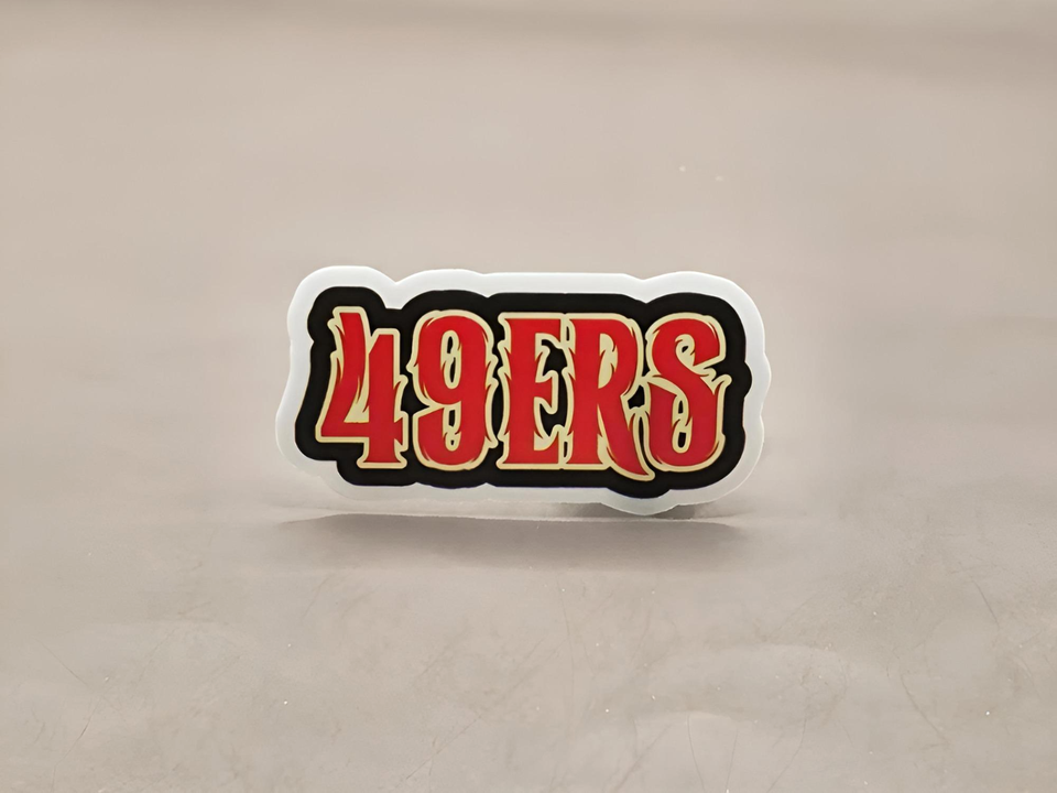 Football Inspired Stickers SF Forty Niners Niner Gang San Francisco ...