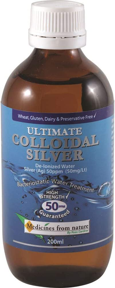 Medicines from Nature Colloidal Silver, 200 Milliliters | eBay Australia