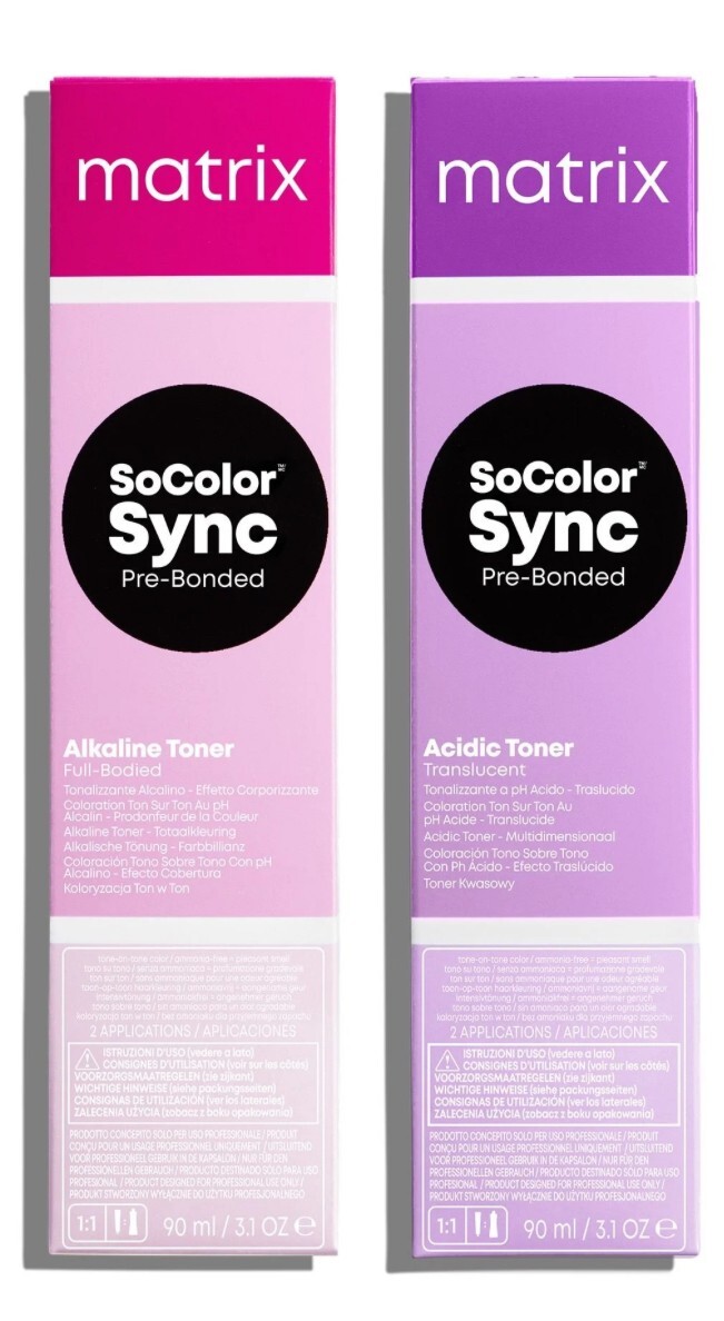 Matrix SoColor Sync Acidic Alkaline Toner 2 oz Pre-Bonded Choose Your ...