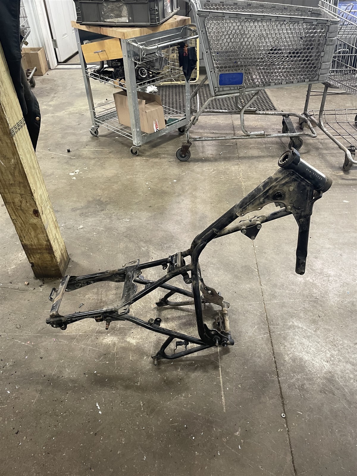 81 Yamaha SR 250 SR250 Exciter frame chassis | eBay