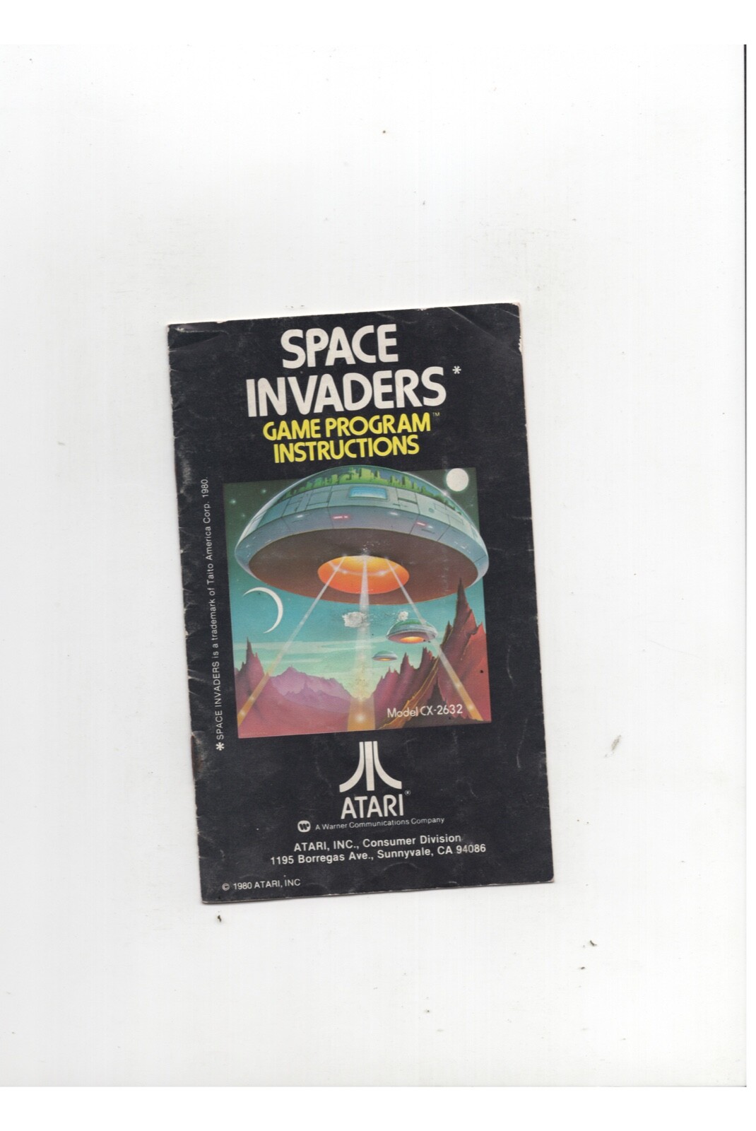 Space Invaders Atari 2600 MANUAL ONLY Original Authentic | eBay