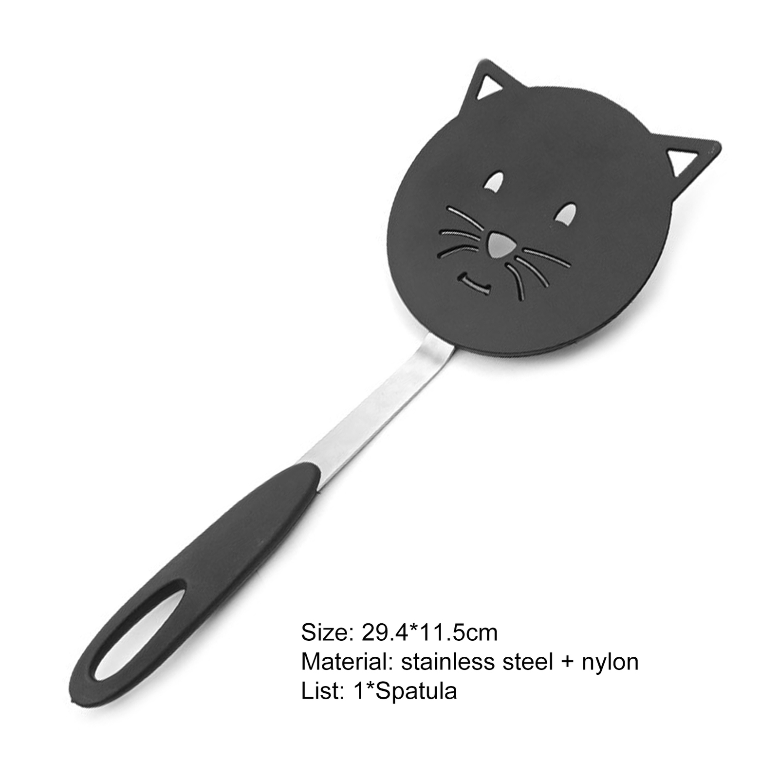 Cats Frying Spatula Lightweight Cute Nylon Anti-slip Multifunctional ...
