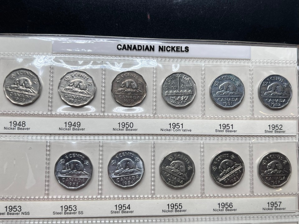 Canadian Nickle Collection FULL 1922-2022 Including 1925 & 1926 Near ...