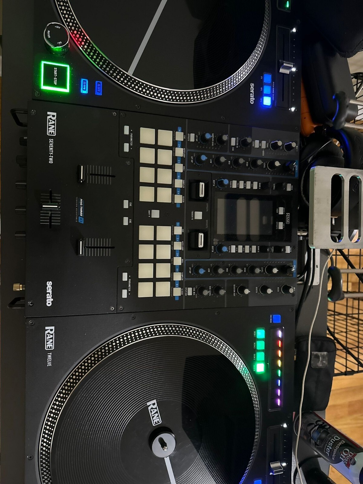 RANE 72 MK1 MIXER WITH (2) RANE 12 MK1 CONTROLLERS | eBay