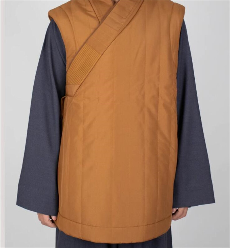 Shaolin Buddhist Monk Kung fu velvet Vest coat | eBay