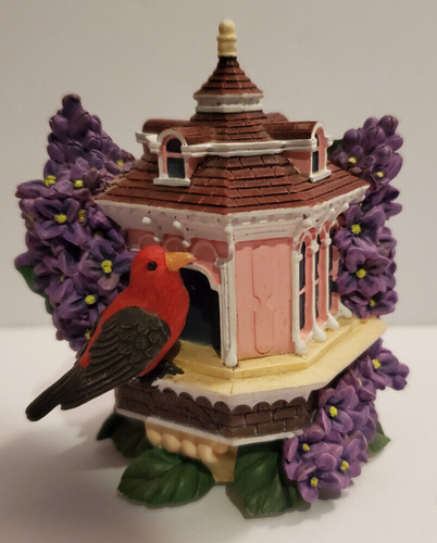 Lilac Landing Bird House in Bloom Figurine Hamilton Collection 1998 | eBay