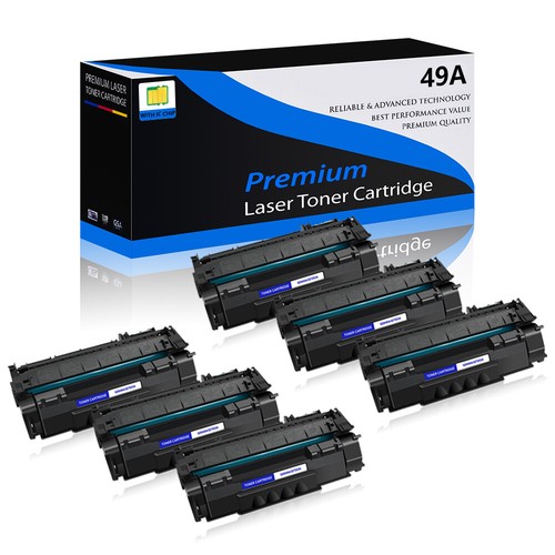 6 Pack Q5949A 49A Laser Toner Cartridge For HP LaserJet 1160 1320 3392 ...