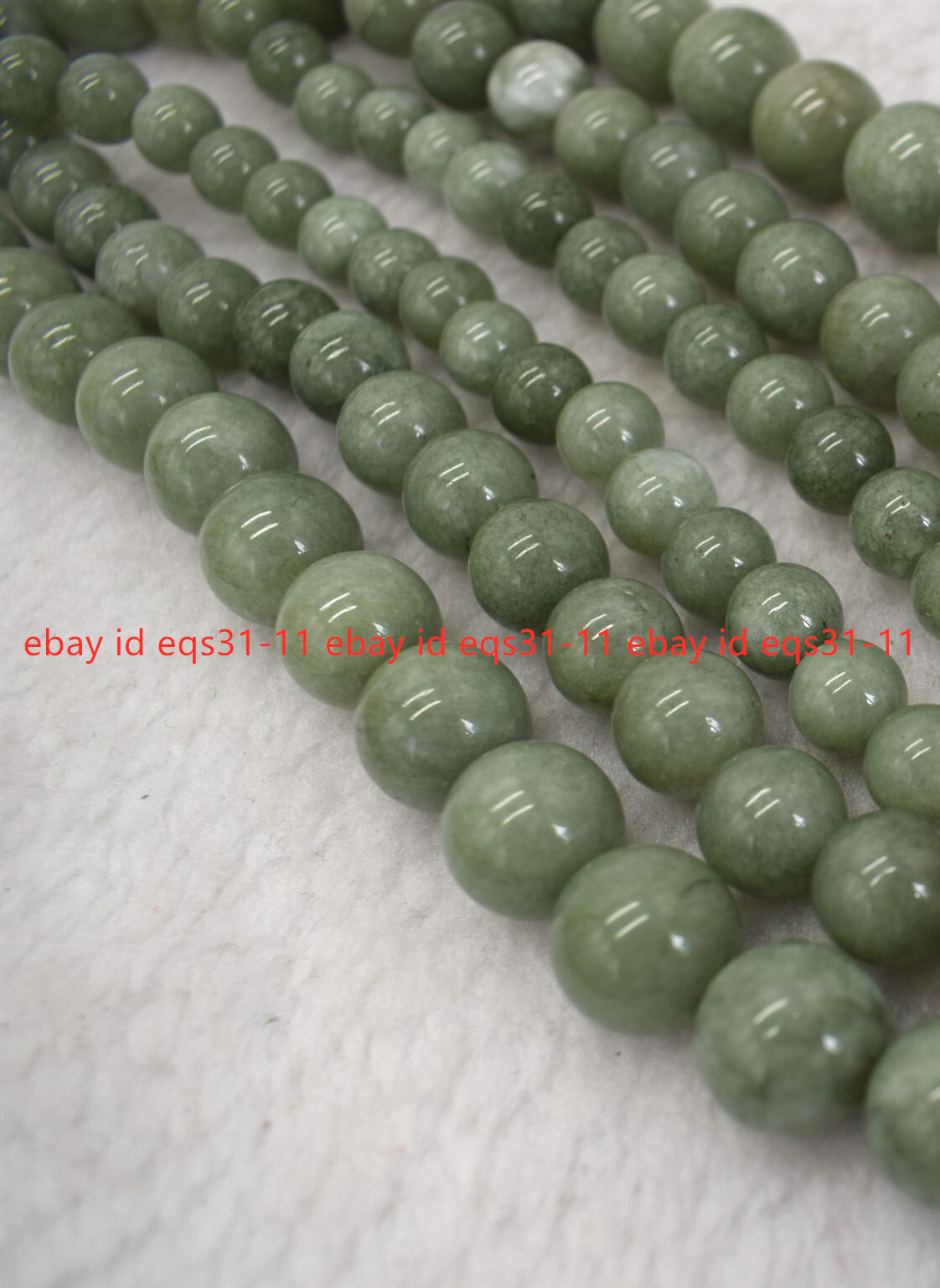 6/8/10/12/14mm Round Natural A Green Jade Jasper Gemstone Loose Beads ...