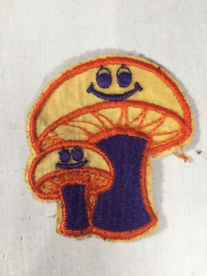 Two mushroom patch Emblem Patch | eBay