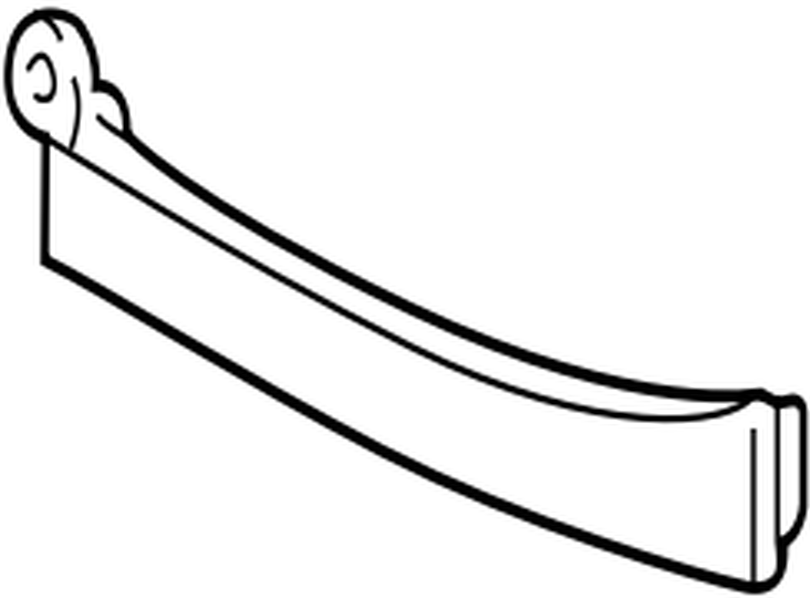 52513-35080 Toyota Filler, front bumper, lh 5251335080, New Genuine OEM ...