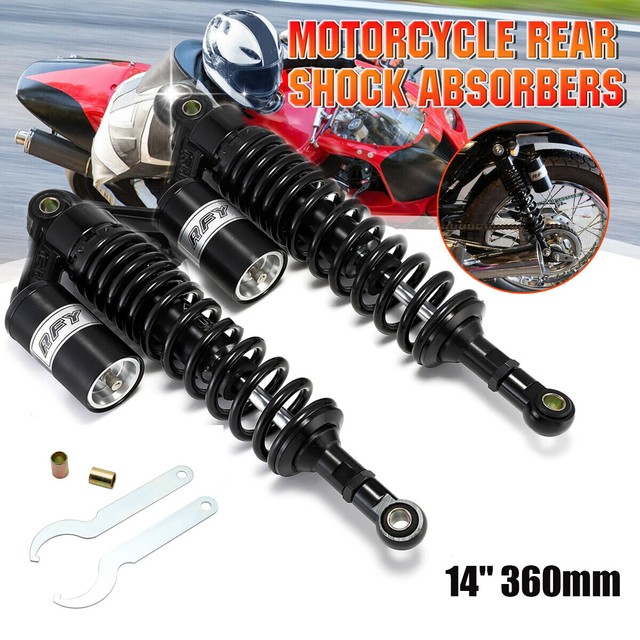 360mm UK Shock Rear Absorber Air Suspension Universal for Honda Cb1100 ...