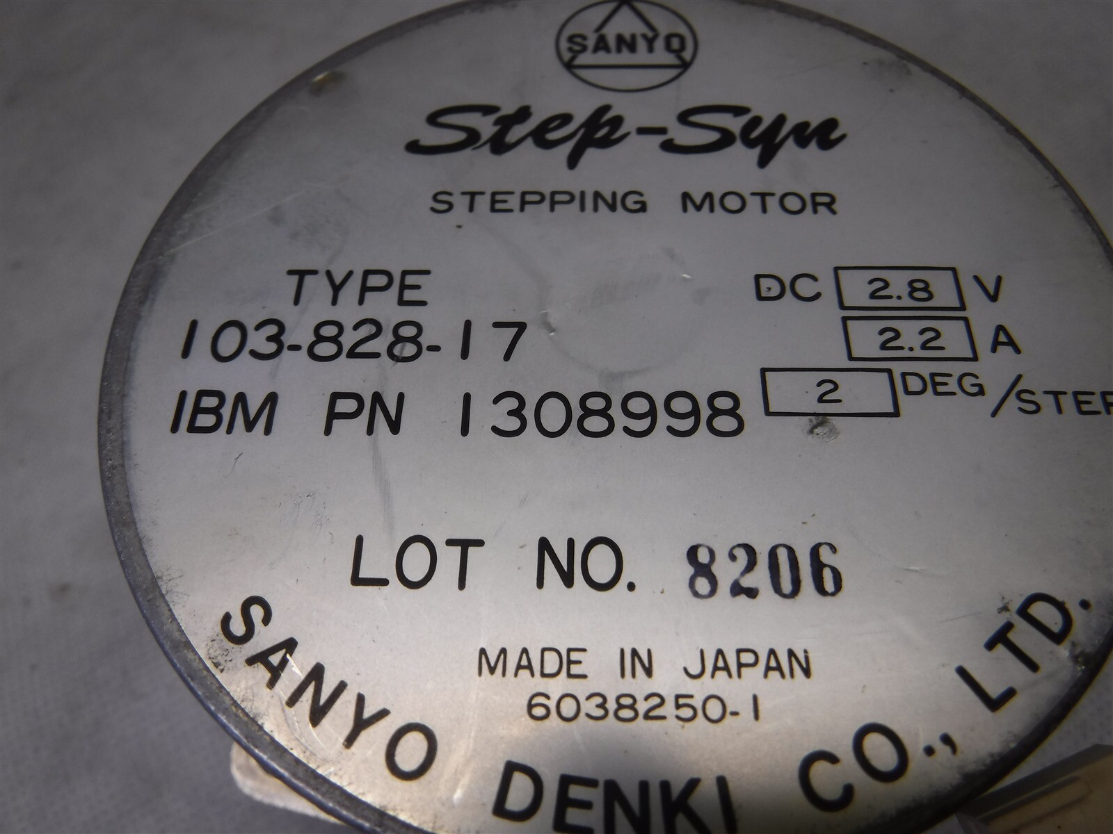 USED NICE SANYO DENKI STEP-SYN STEPPING MOTOR TYPE 103-828-17 H6 | eBay