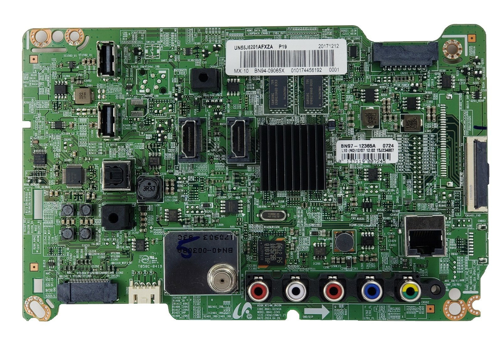 Samsung Main Board UN55J6201AF BN94-09065X BN97-12365A | eBay