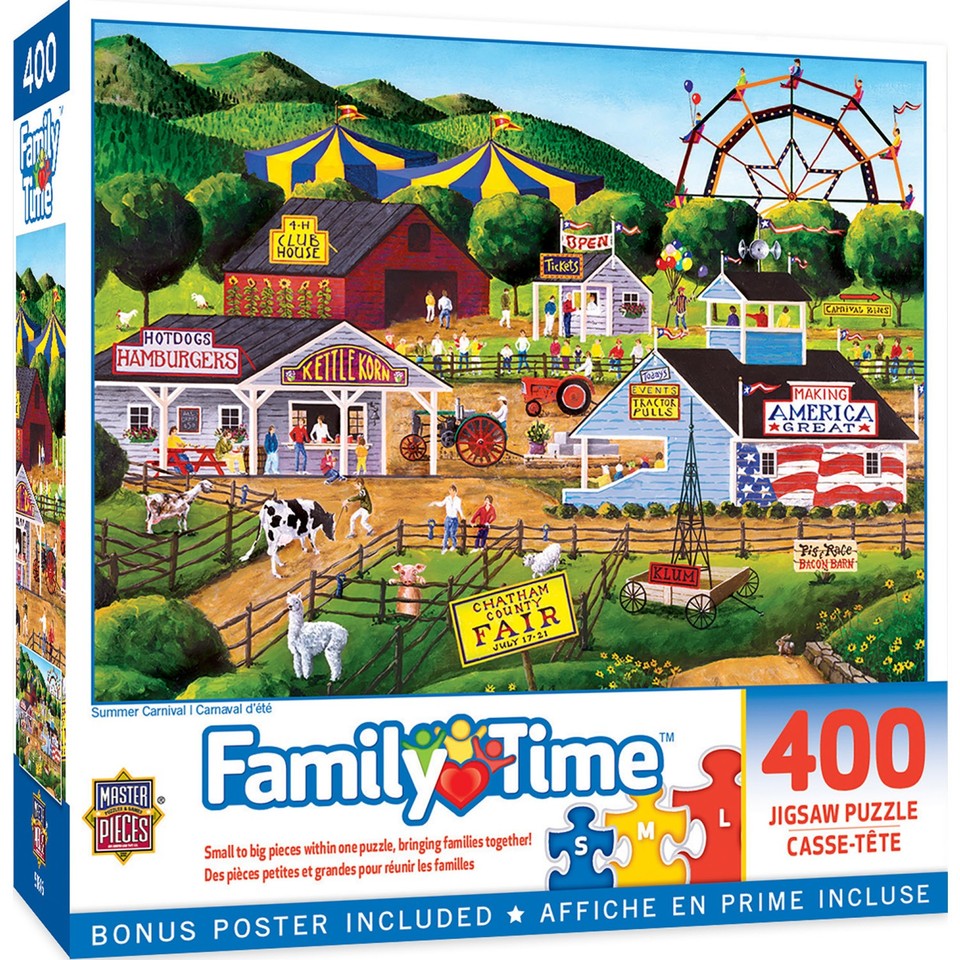 MasterPieces - Family Time - Summer Carnival 400 Piece Jigsaw Puzzle | eBay