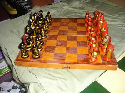 Unique Eastern European Chess Set | eBay