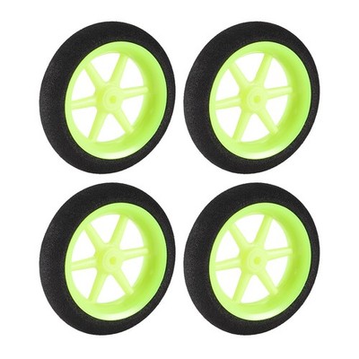4PCS RC Model Plane Aircraft Wheel Micro Sport Wheel 0.11 inch x 1.96 ...