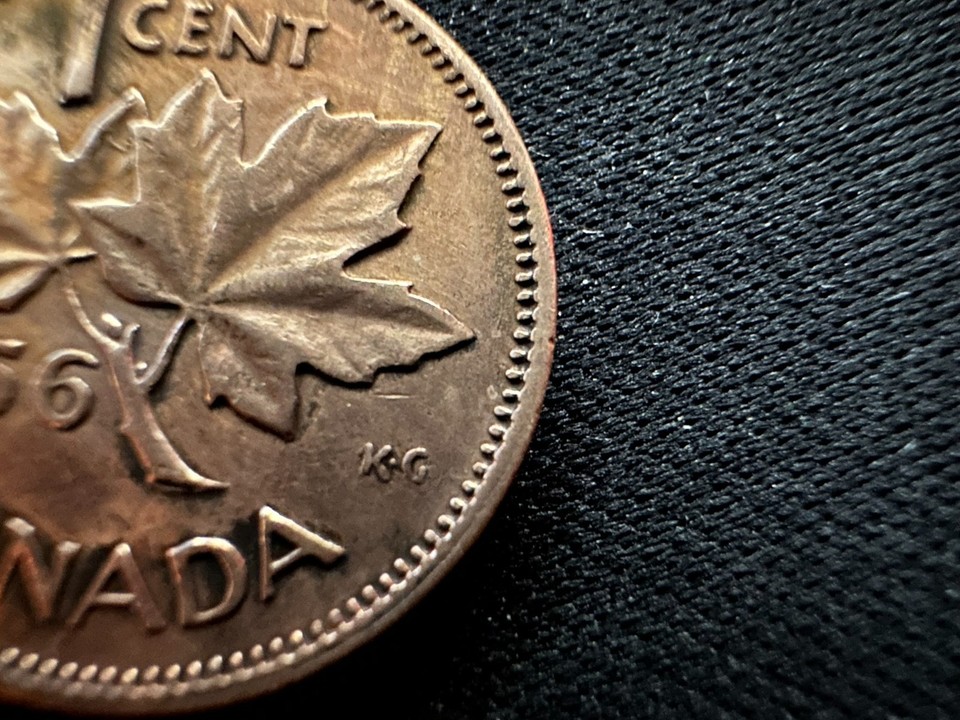 1956 Canadian Circulated One Cent Elizabeth II Coin! | eBay