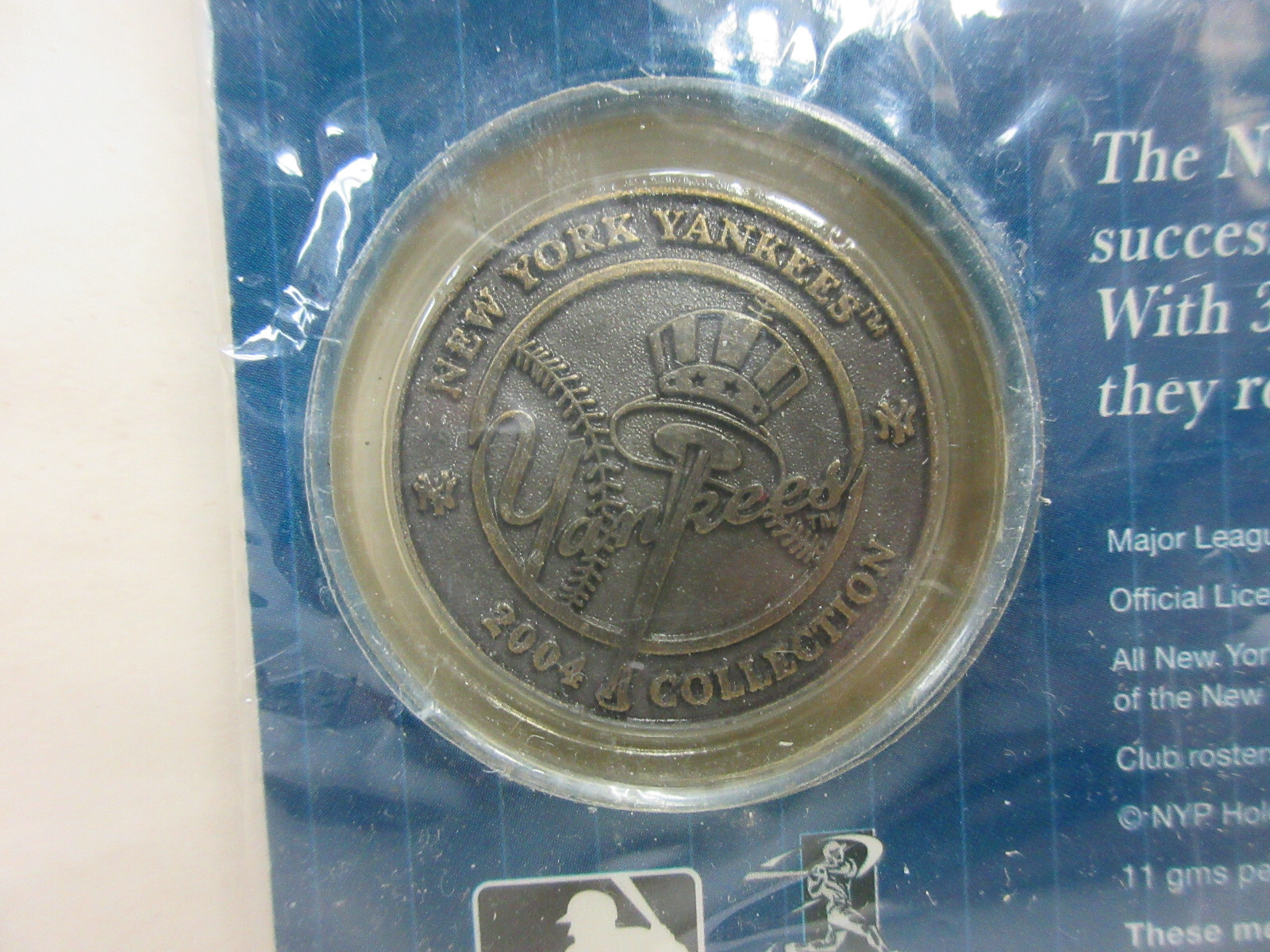New York Post Yankees Baseball 2004 Medallion Collection Commemorative ...