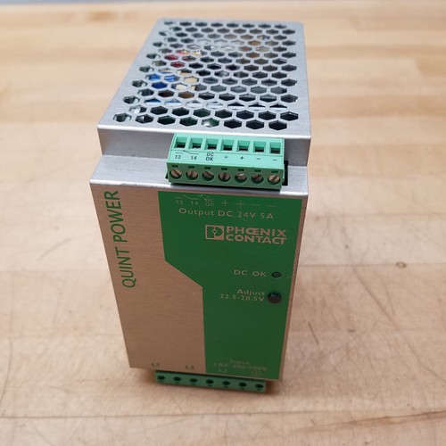 Phoenix Contact QUINT-PS-3x400-500AC/24DC/5 3Phase 5A 24Vdc Power ...
