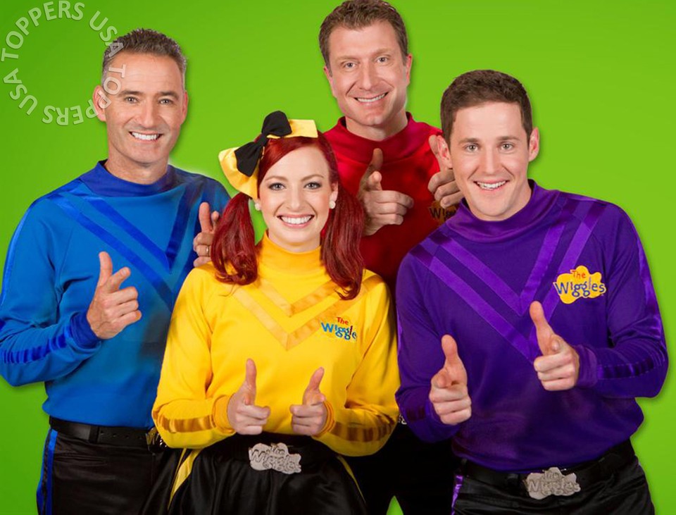 EDIBLE The Wiggles Cake Topper Birthday Party Wafer Paper 1/4 Sheet ...