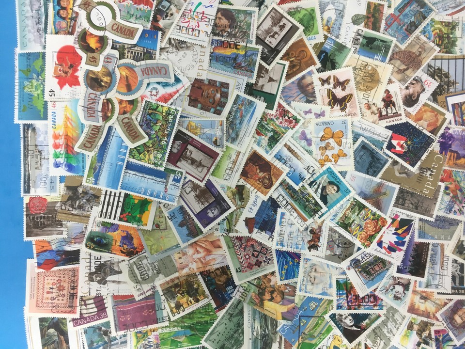 Canada Collection Of 1,500 Different Used Stamps | eBay