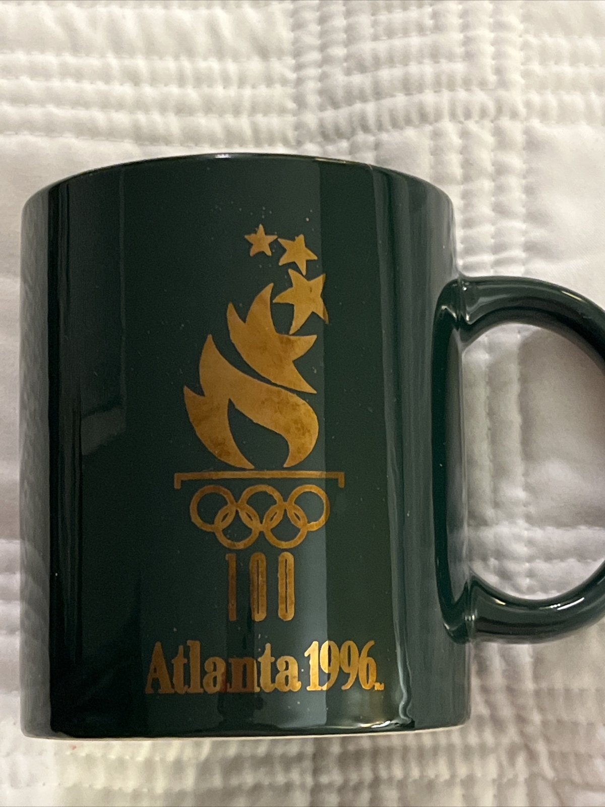 Vintage 1996 100th Olympic Games Atlanta Coffee Mug Cup Summer Olympics ...
