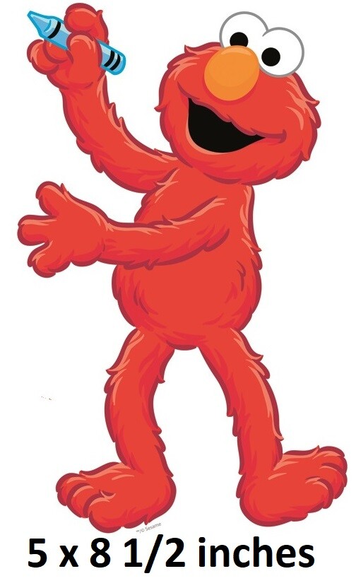 16 STYLES Sesame Street Elmo Wall Decal Kids Sticker Nursery 123 Room ...