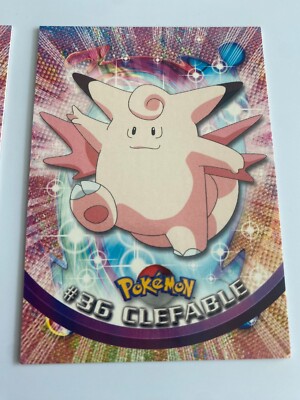 Clefable #36 Topps Pokémon Vintage Trading Card 1999 TV Animation ...