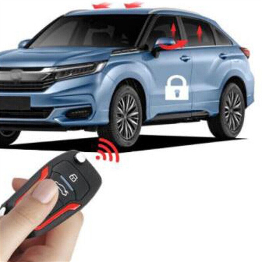 Car Keyless Entry Engine Start Alarm System Push Button Remote Starter ...